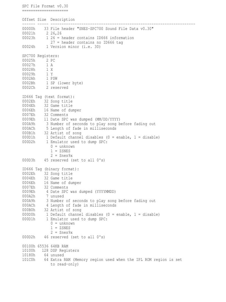 SPC File Format | PDF | String (Computer Science) | Integer (Computer Science)