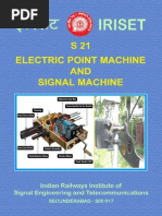 Point Machine FOR RAILWAY SIGNALING | PDF | Electric Motor | Clutch