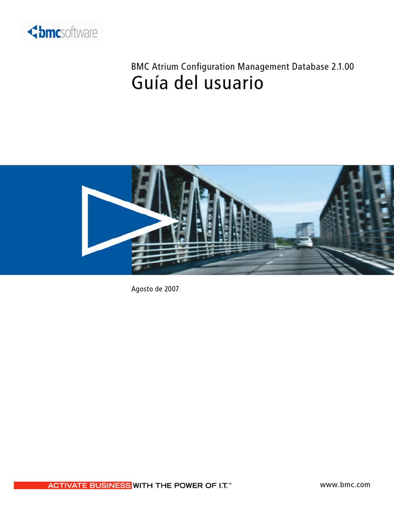 BMC Atrium Configuration Management Database 2.1.00 - Guia Del Usuario ...