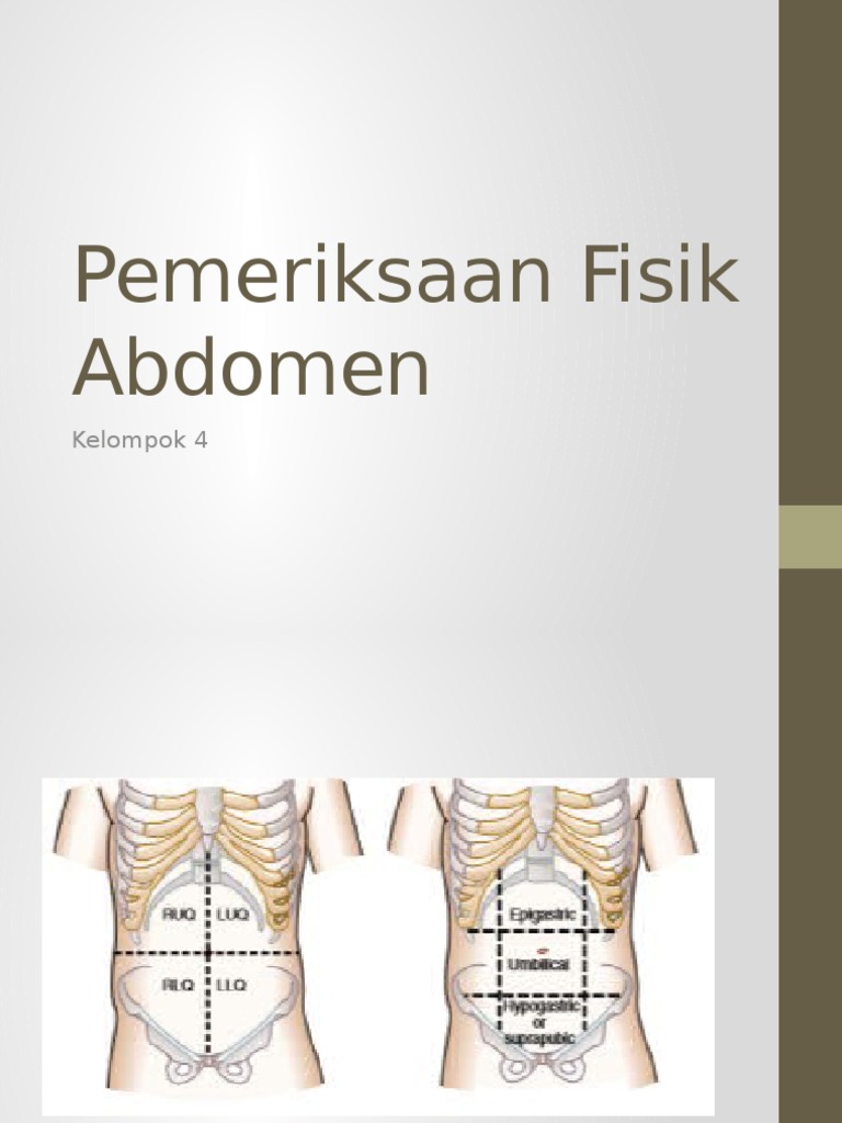 Pemeriksaan Fisik Abdomen | PDF