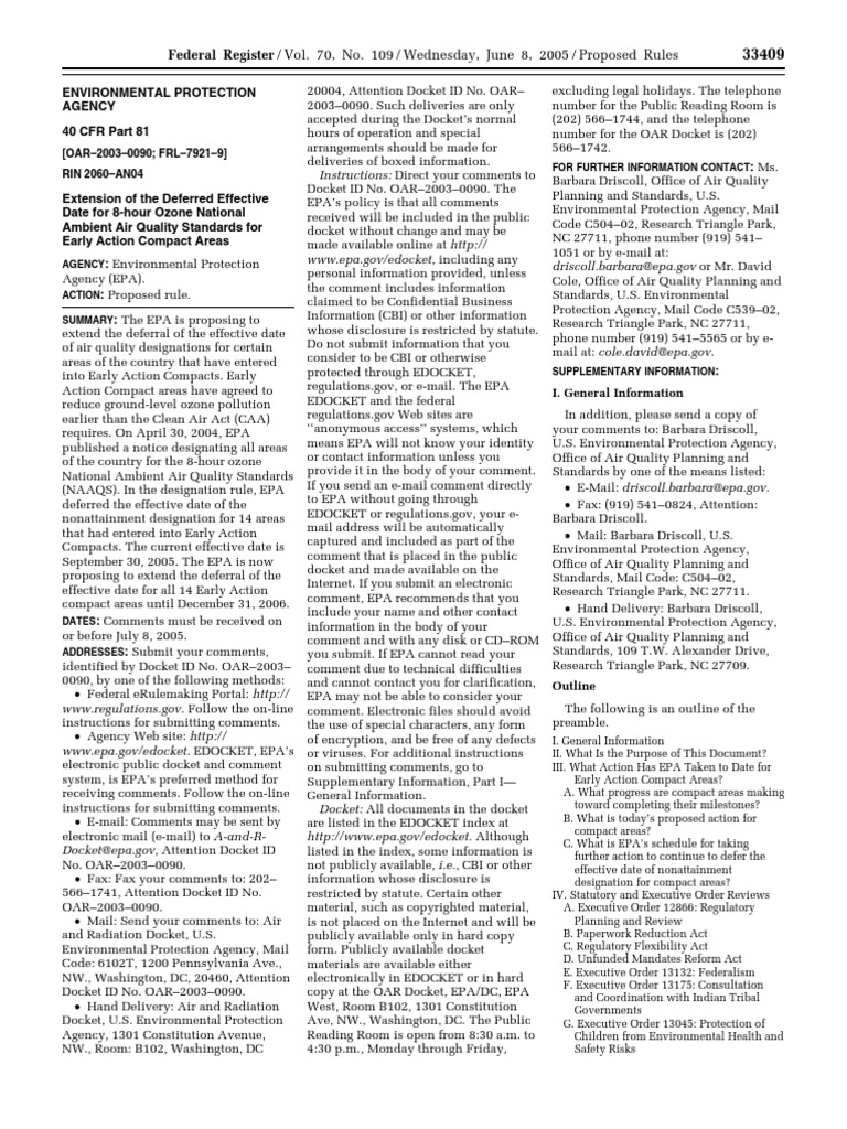 Federal Register / Vol. 70, No. 109 / Wednesday, June 8, 2005 ...
