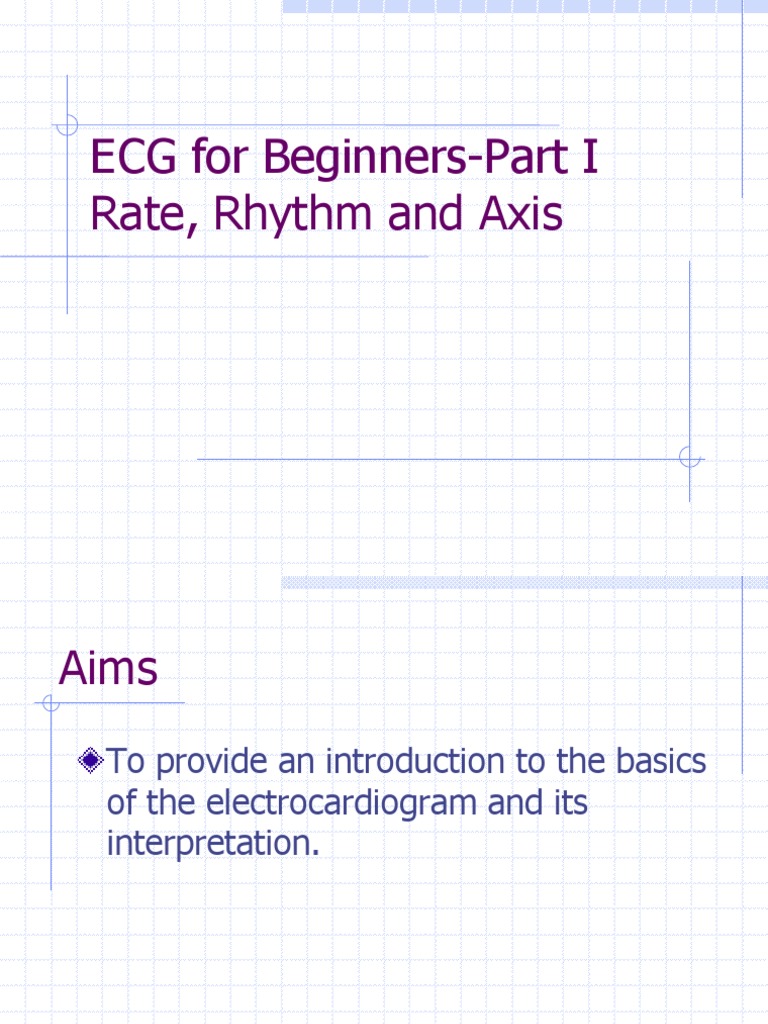 ECG For Beginners | Download Free PDF | Electrocardiography | Cardiology