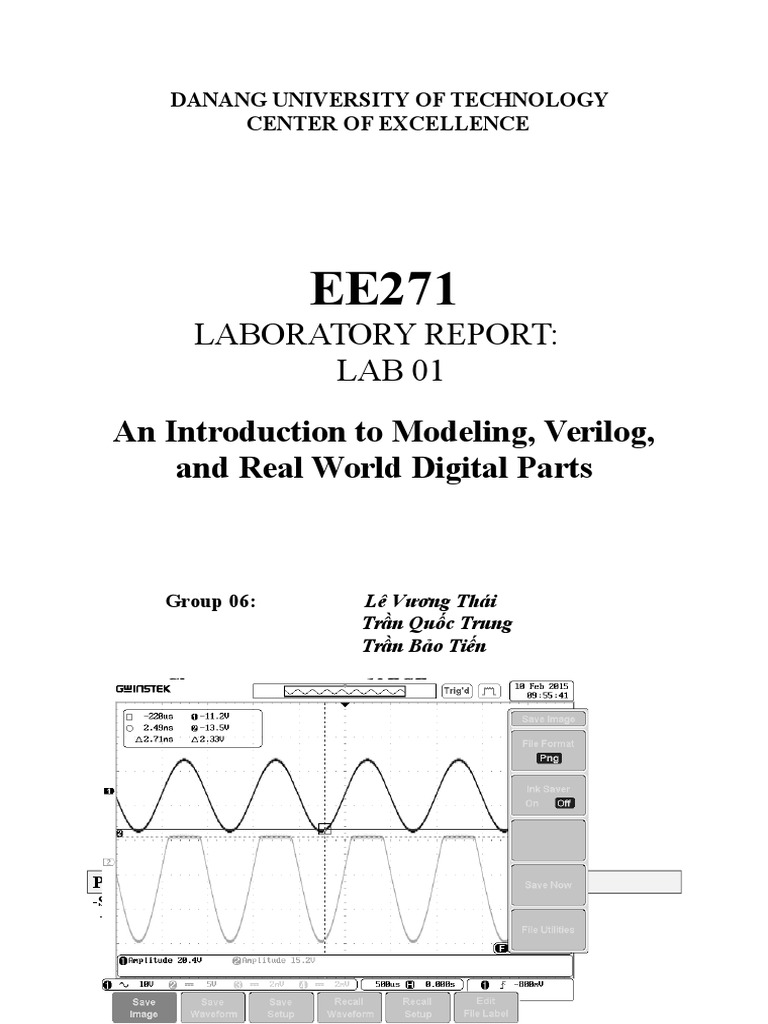 EE271 Lab1 Group06 | PDF | Computer Programming | Electronic Engineering