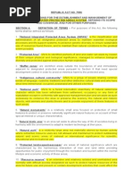 Ra 7586 PDF | PDF | Protected Area | Resource