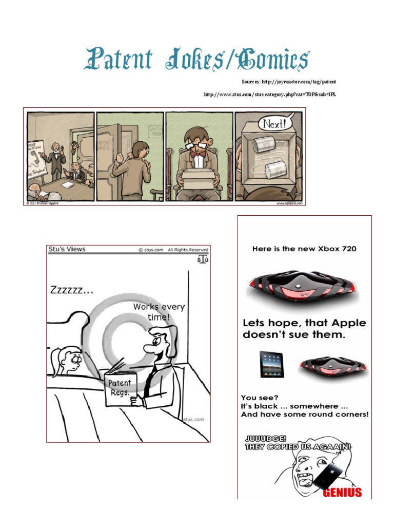 Patent Humor for Enthusiasts | PDF