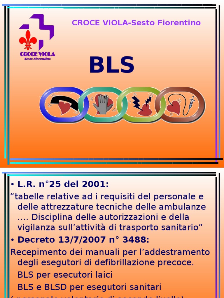 Slide lezione Bls