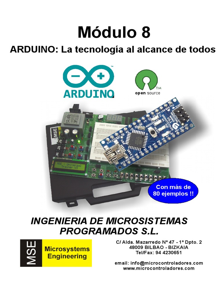 Manual de Usuario Modulo 8 | PDF | Arduino | Entorno de desarrollo ...