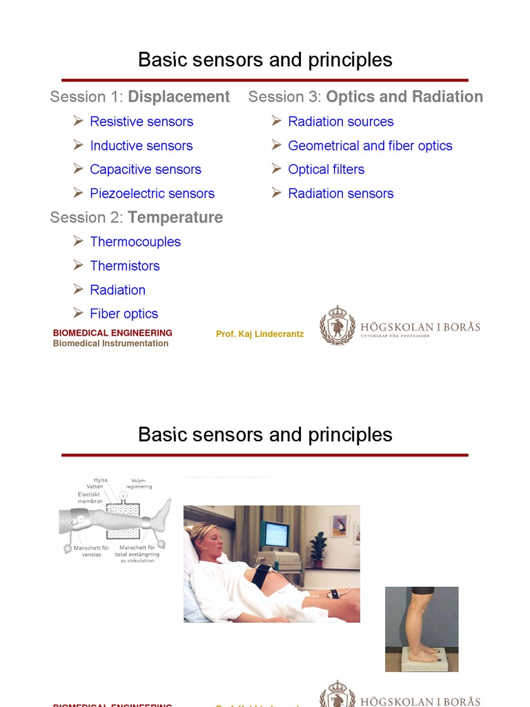 Basic Sensors and Sensing Principles | PDF | Electricity | Applied And ...