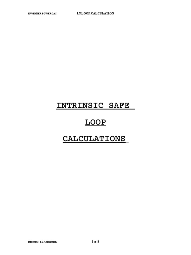Is Loop Calculation | PDF | Electronic Engineering | Physics