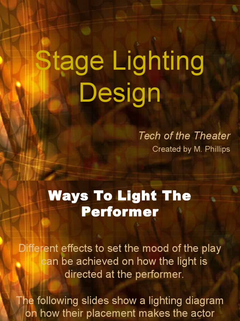 Stage Lighting Design | PDF