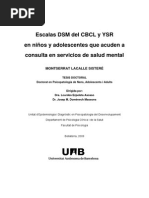 CBCL Puntuacion | PDF