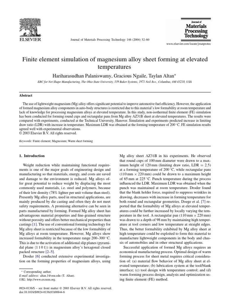 Magnesium With Hari | PDF | Yield (Engineering) | Magnesium
