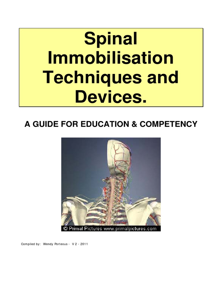 Spinal Immobilization V 2 Feb 2011 | PDF | Vertebral Column | Neuron