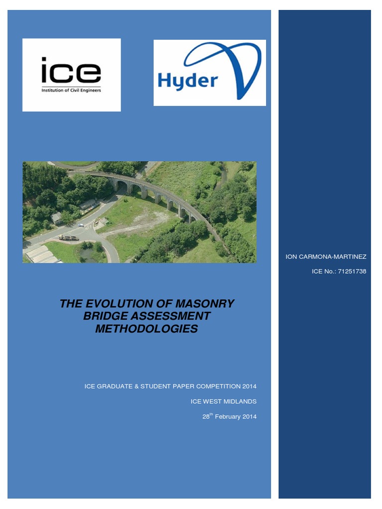 The Evolution of Masonry Bridge Assessment Methodologies | PDF | Bridge ...