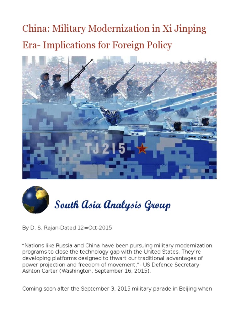 China's Military Modernization Impact | PDF | People's Liberation Army ...