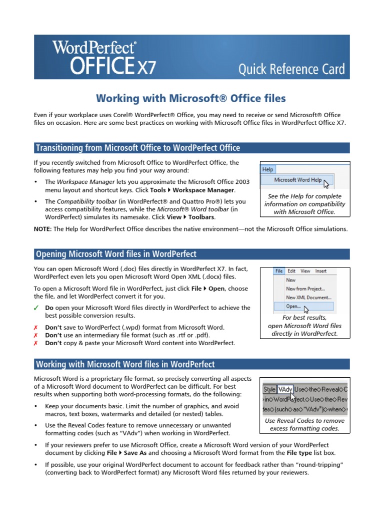 Working With Microsoft® Office Files | PDF | Microsoft Excel ...