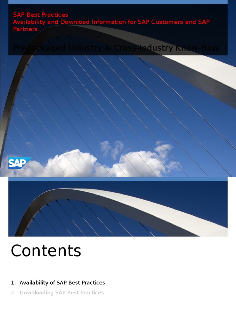 SAP Best Practices | PDF | Digital Technology | Information Technology ...