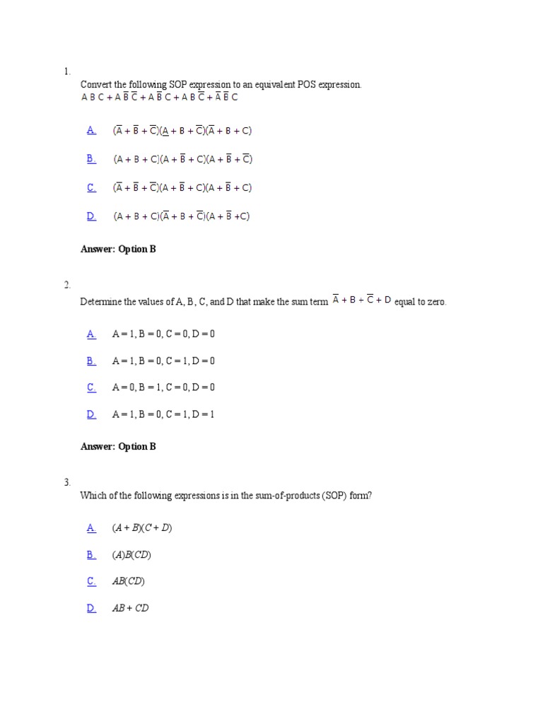 Boolean Algebra and Logic Simplification | PDF | Boolean Algebra | Teaching Mathematics
