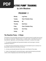 John Meadows Training Programs Overview | PDF | Recreation | Physical ...