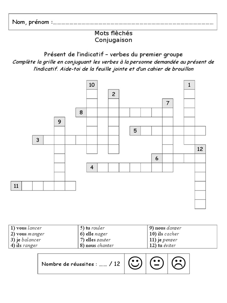 Exercice Conjugaison | PDF