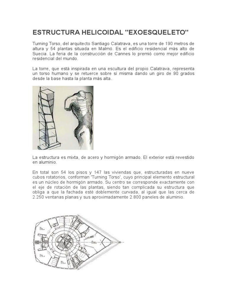 Estructura Helicoidal | Ingeniería | Ciencia