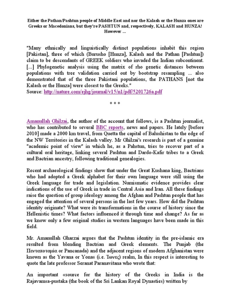 Pathan People History