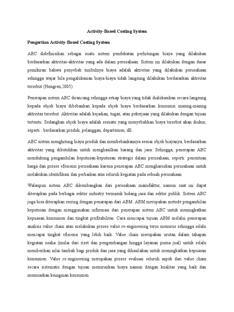 Sistem ABC | PDF | Komputer