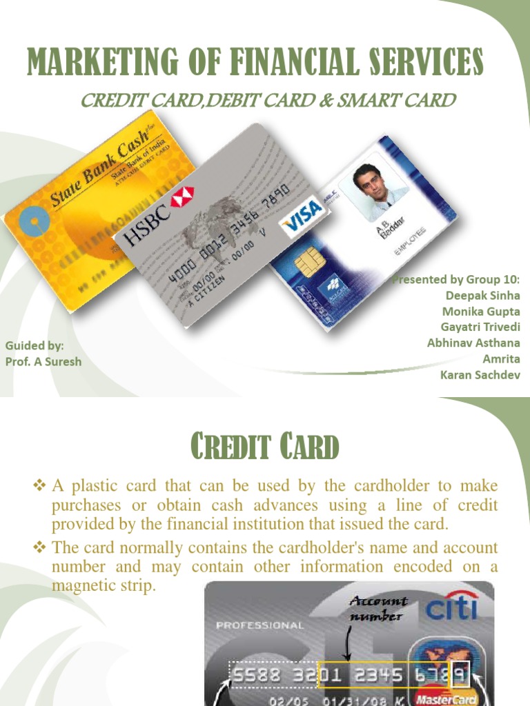 Credit Cards, Debit Cards & Smart Cards | PDF | Debit Card | Credit Card