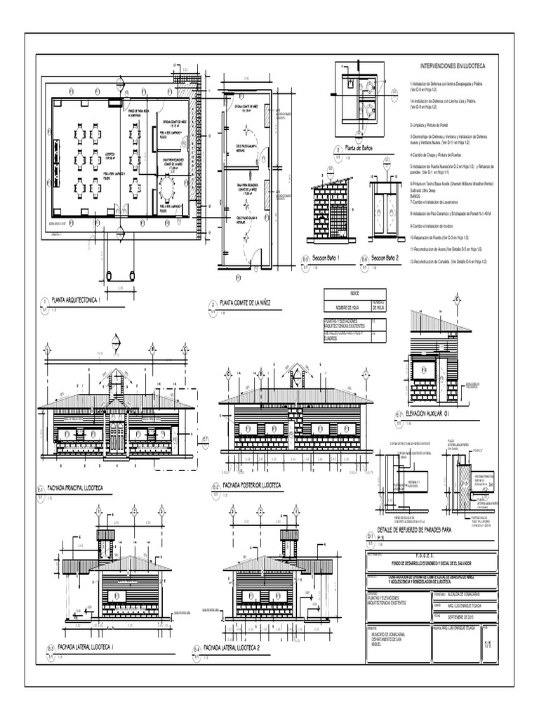 Planos Ludoteca Terminados | Agitación | Tecnología (general)