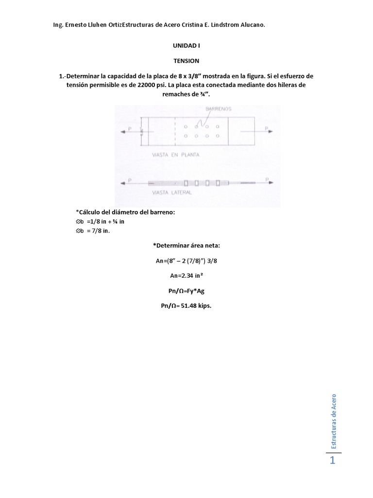 Solucionario de Ejercicios de Estructuras Metalicas | PDF | Pandeo | Mecánica