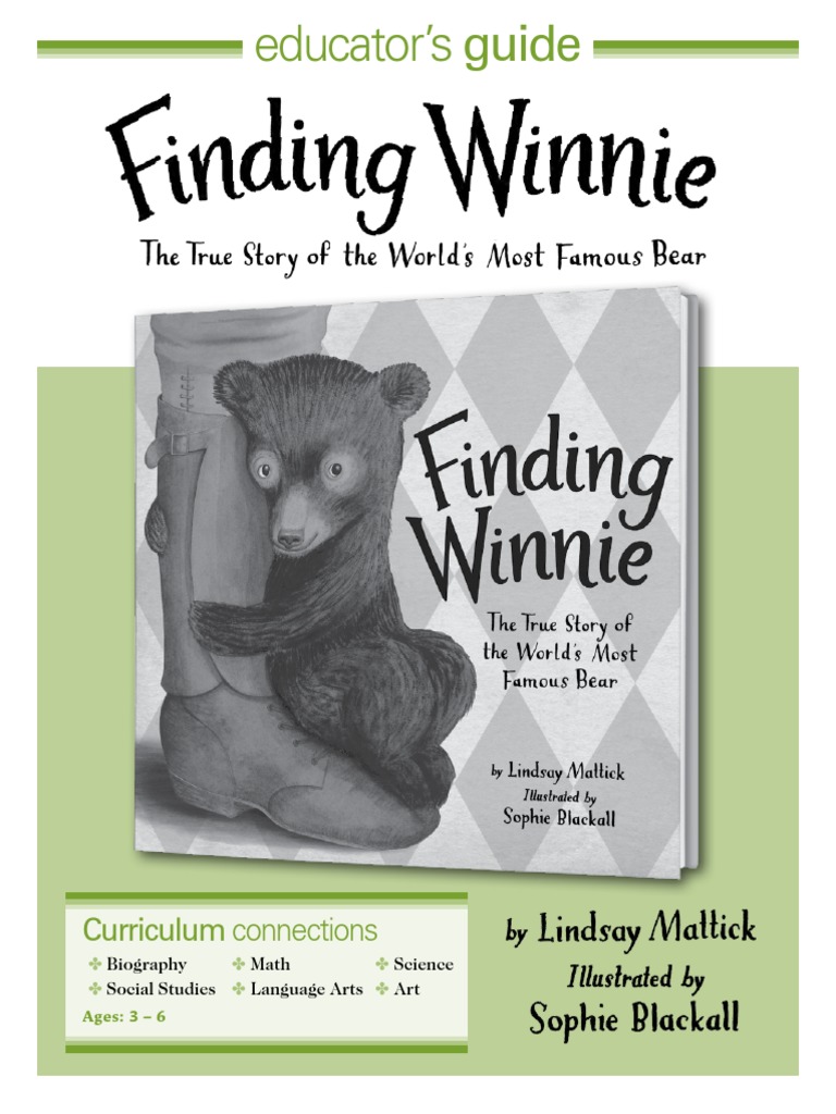 Finding Winnie Educator Guide | Winnie The Pooh | Storytelling