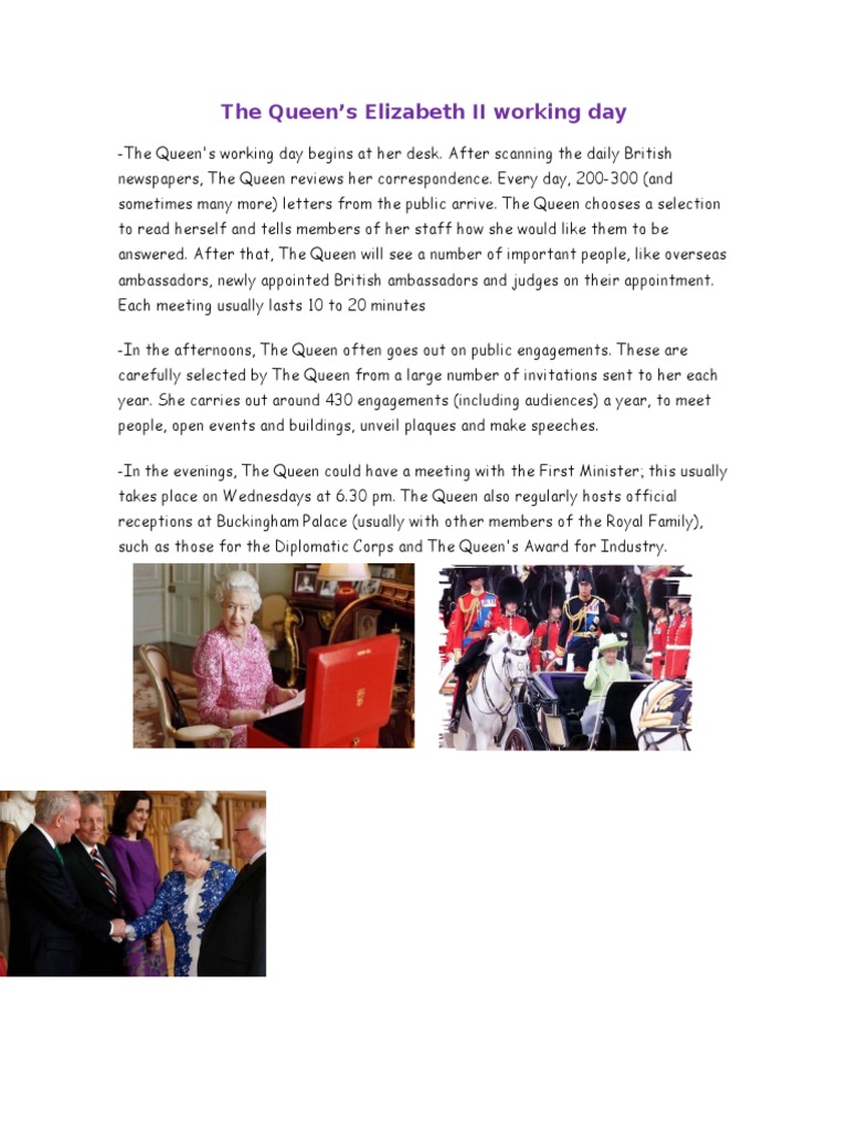 The Queen's Working Day | PDF