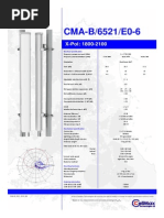 Cellmax Antena Datasheet PDF | PDF | Antenna (Radio) | Decibel