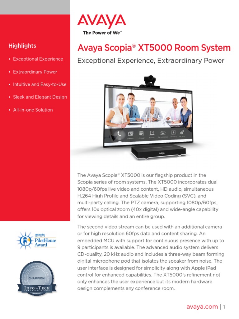 Scopia XT5000 | PDF | Session Initiation Protocol | Digital Technology