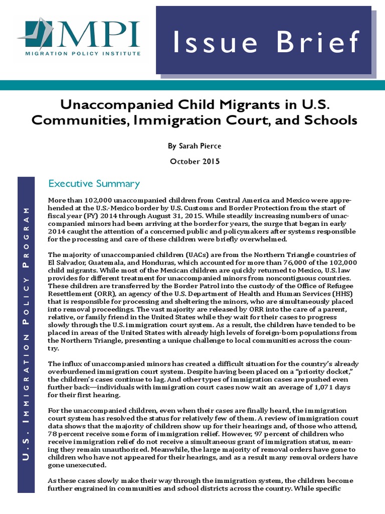 UAC Integration FINAL | PDF | Immigration | Wic