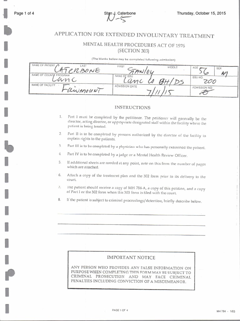 Page 1 of 4 Stan J. Caterbone Thursday, October 15, 2015 | PDF