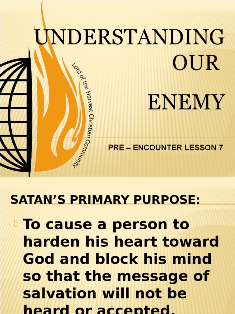 Understanding Our Enemy: Satan's Purpose and Tactics | PDF | Satan ...