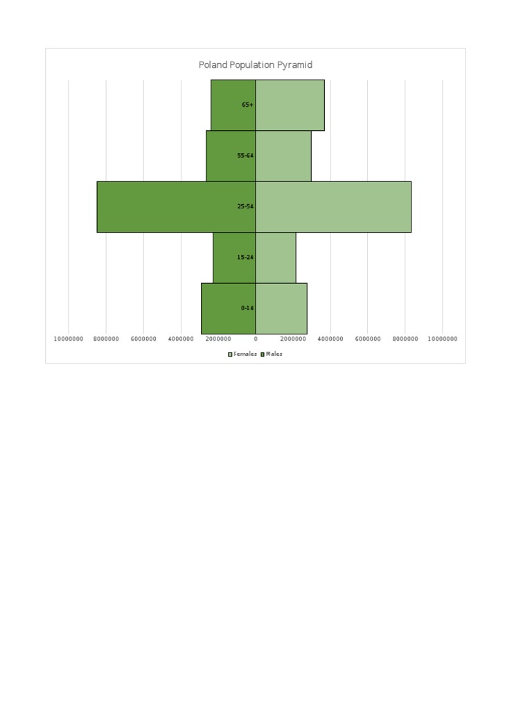 Poland Population Pyramid Analysis | PDF