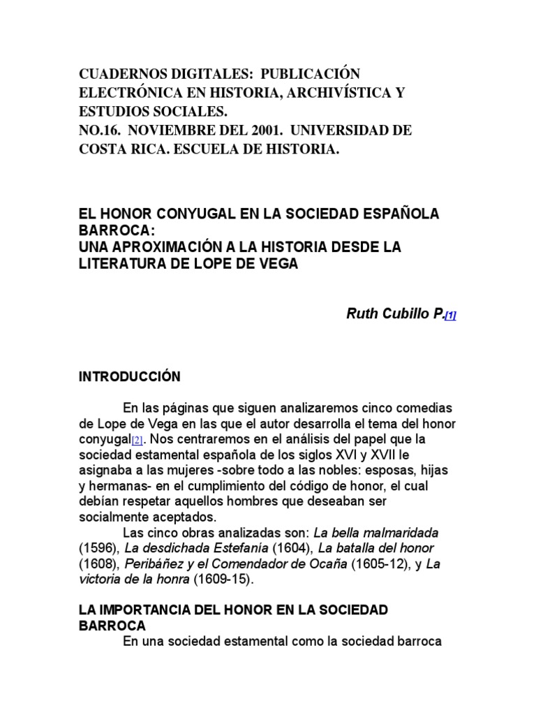 La Dama Boba Crit | PDF | Patriarcado | Mujer