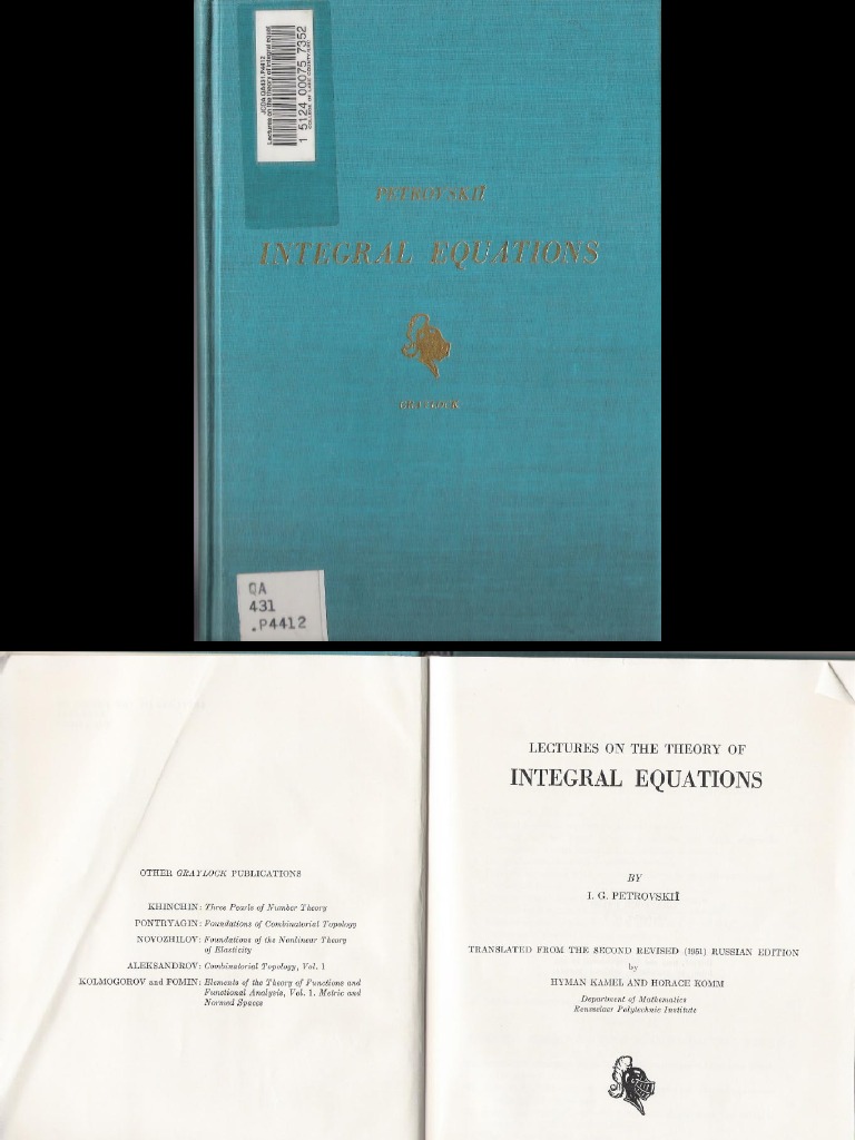 Integral Equations | PDF
