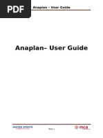 Anaplan Level 1 and 2 Certification Training - Course Content | PDF
