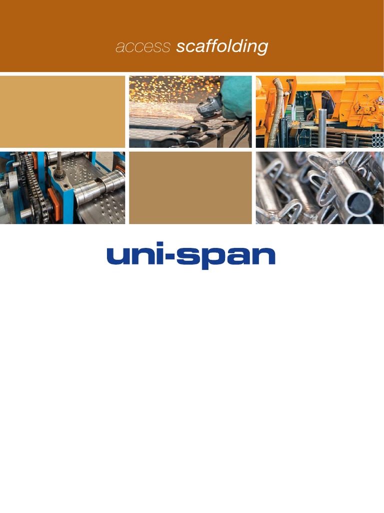 Unispan Access S.Folding ELEC PDF | PDF | Scaffolding | Stairs