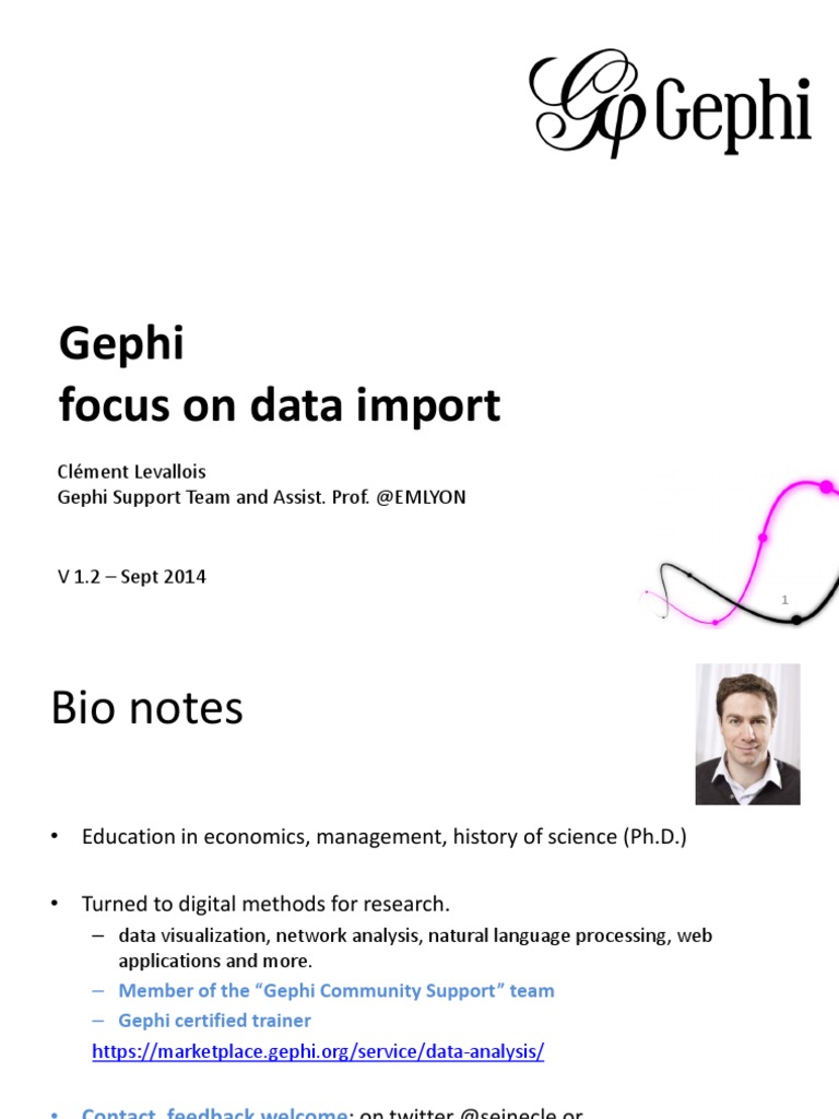 Gephi Tutorial: How To Import Data Into Gephi | PDF | File Format | Plug In (Computing)