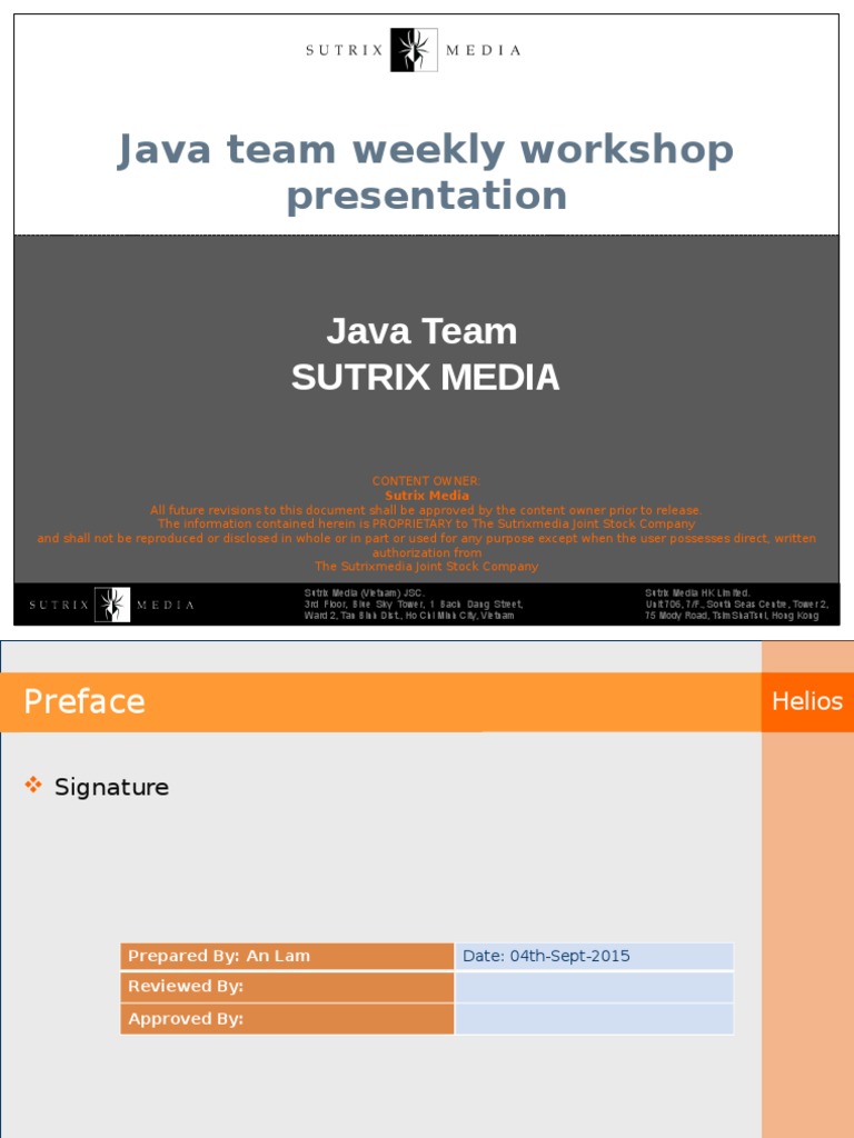 Java Team Workshop Presentation | PDF | Vietnam | Business