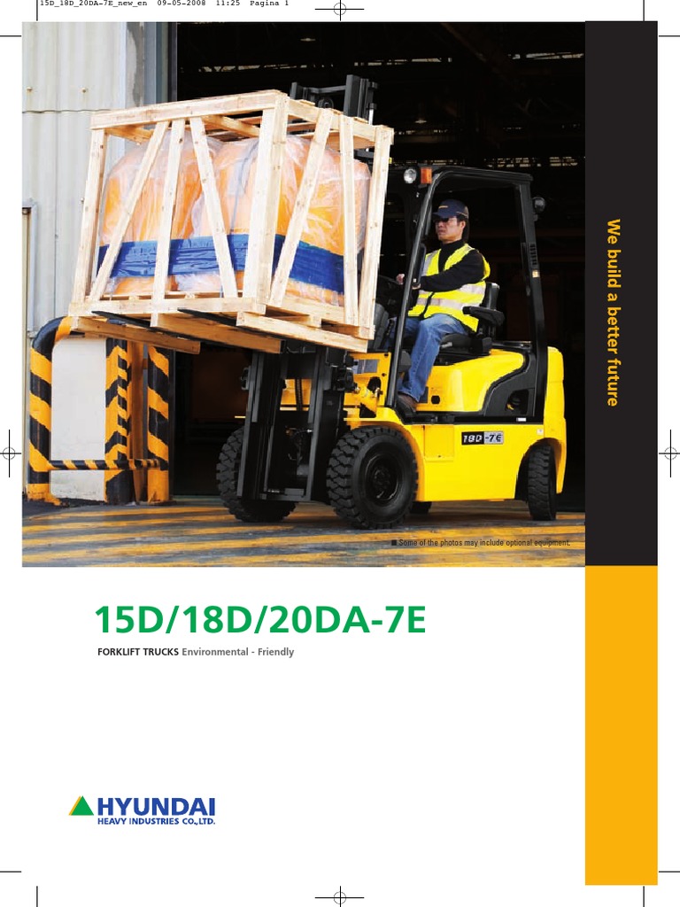 Hyundai Forklift Specification | PDF | Forklift | Truck