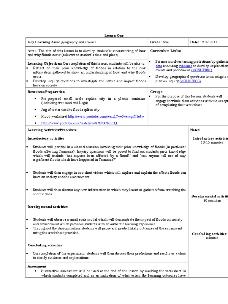3 2 Evidence | PDF | Educational Assessment | Lesson Plan