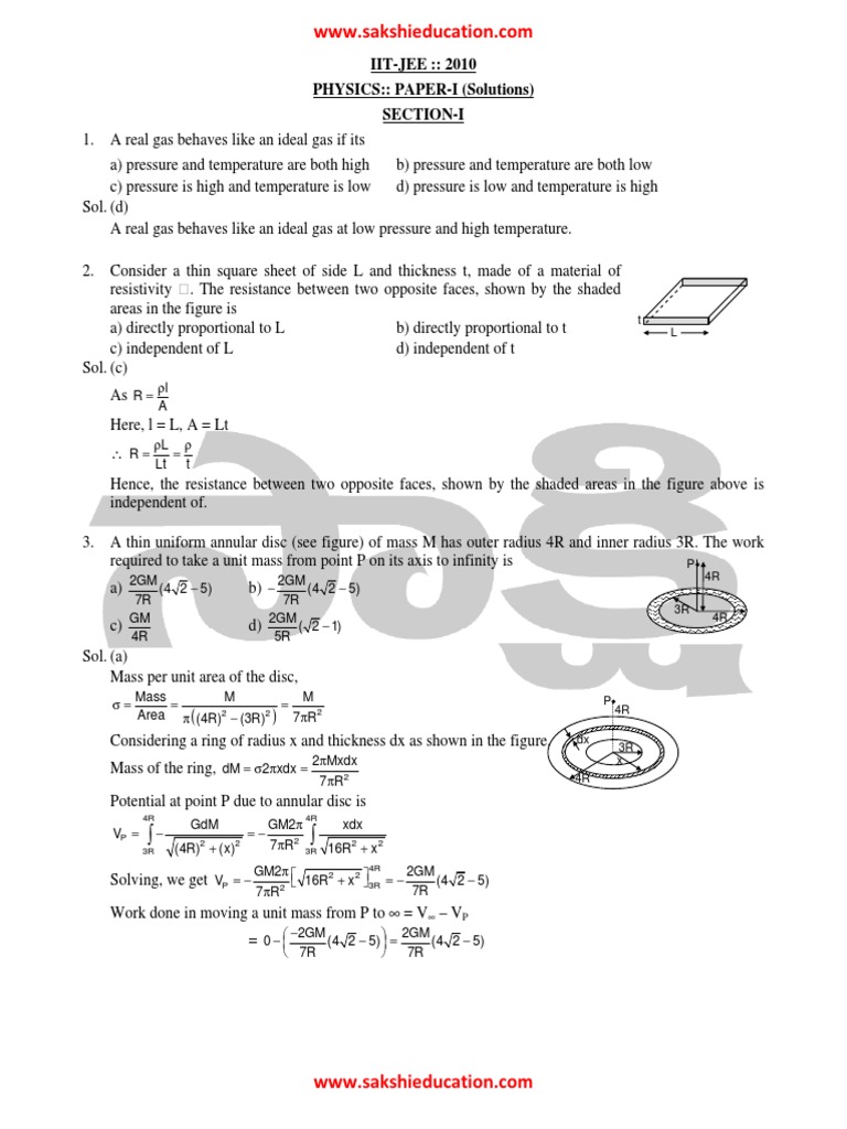 Iit Jee Physics Questions Collision Superconductivity
