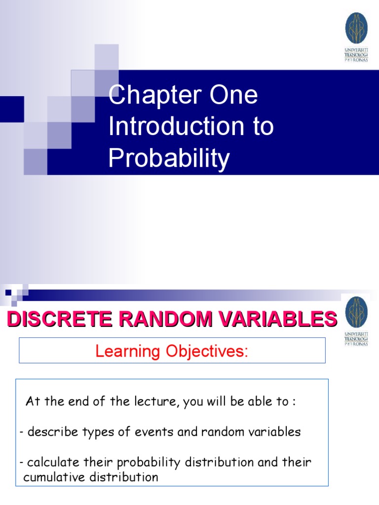 Chapter 1 - Introduction To Probability | PDF | Probability Theory ...