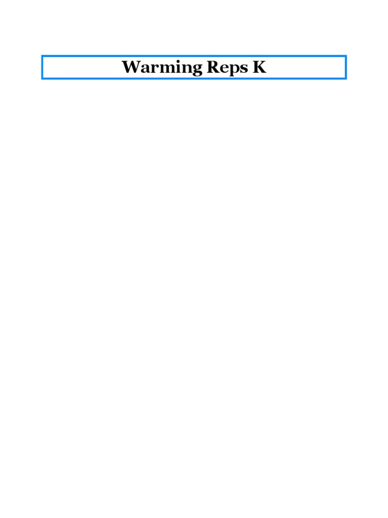 Warming Reps | PDF | Global Warming | Ozone Depletion