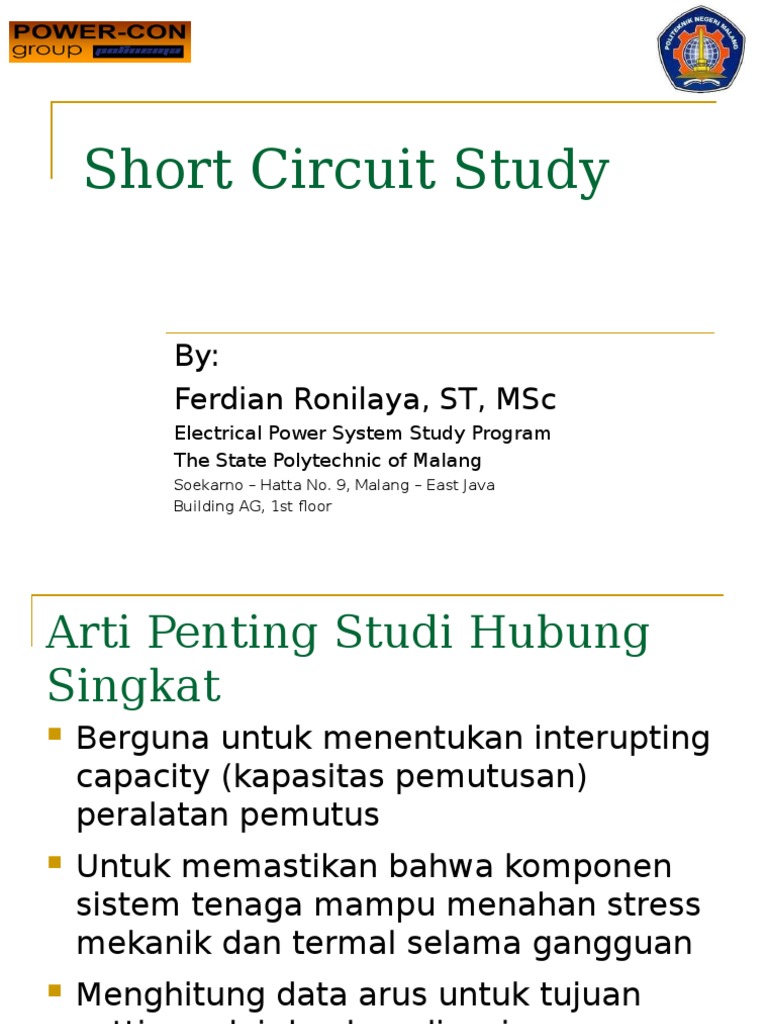 Short Circuit Study Overview | PDF | Science & Mathematics | Computers